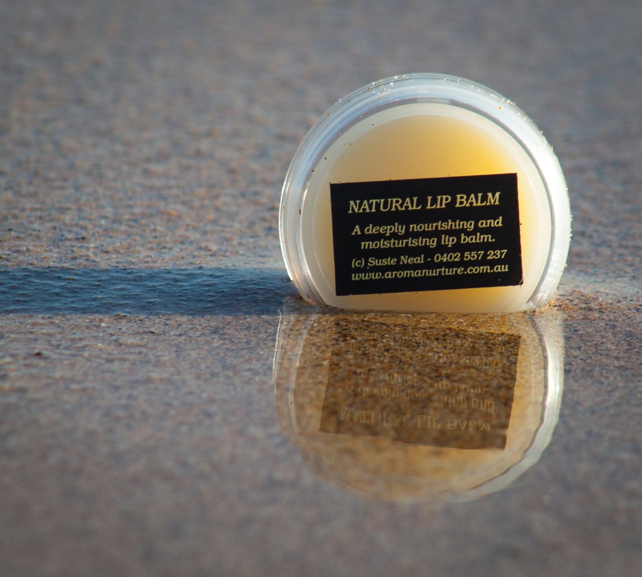 Lip Balm-Natural, edible. – Aromanurture